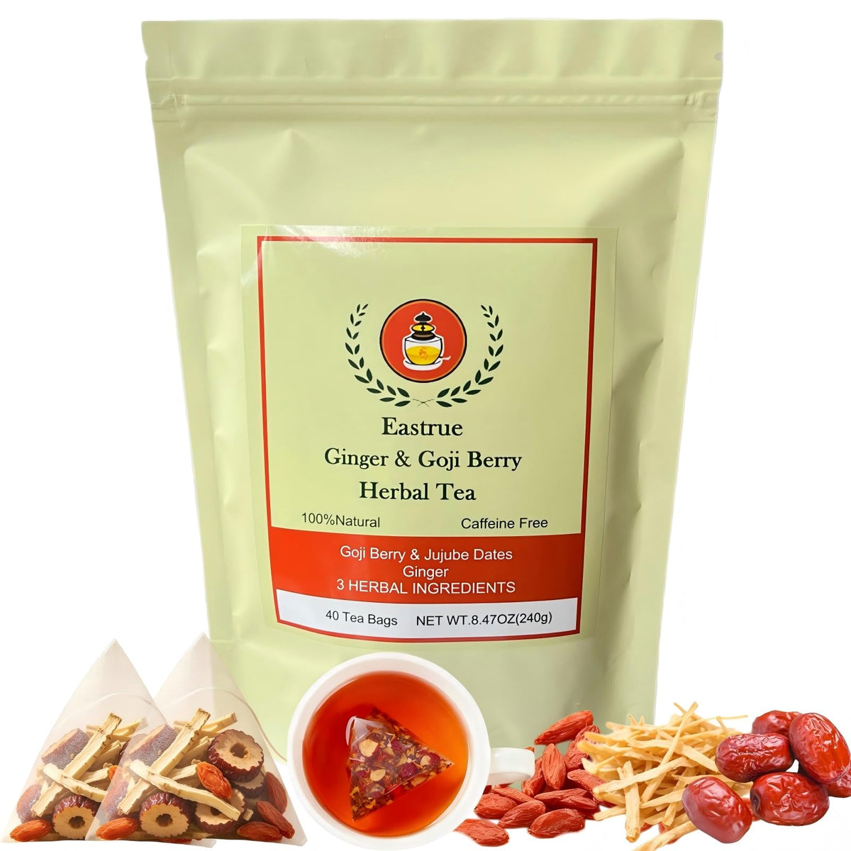 Eastrue ginger tea for digestion