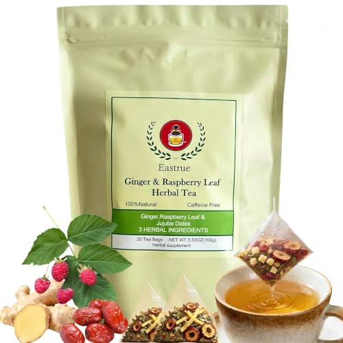 Eastrue raspberry leaf ginger tea bags