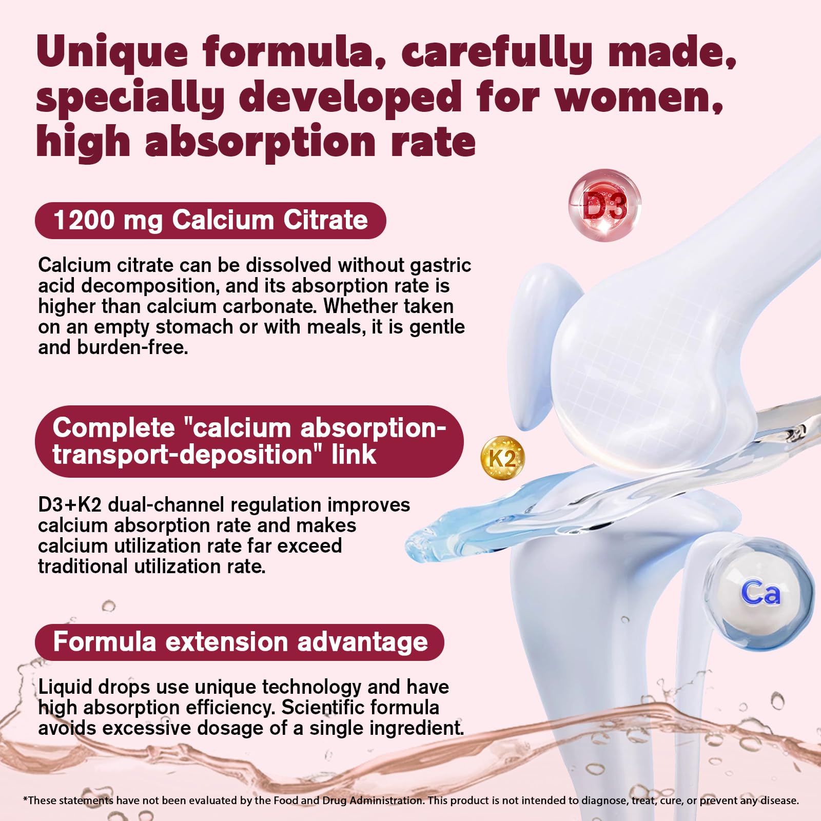 easy absorb calcium liquid