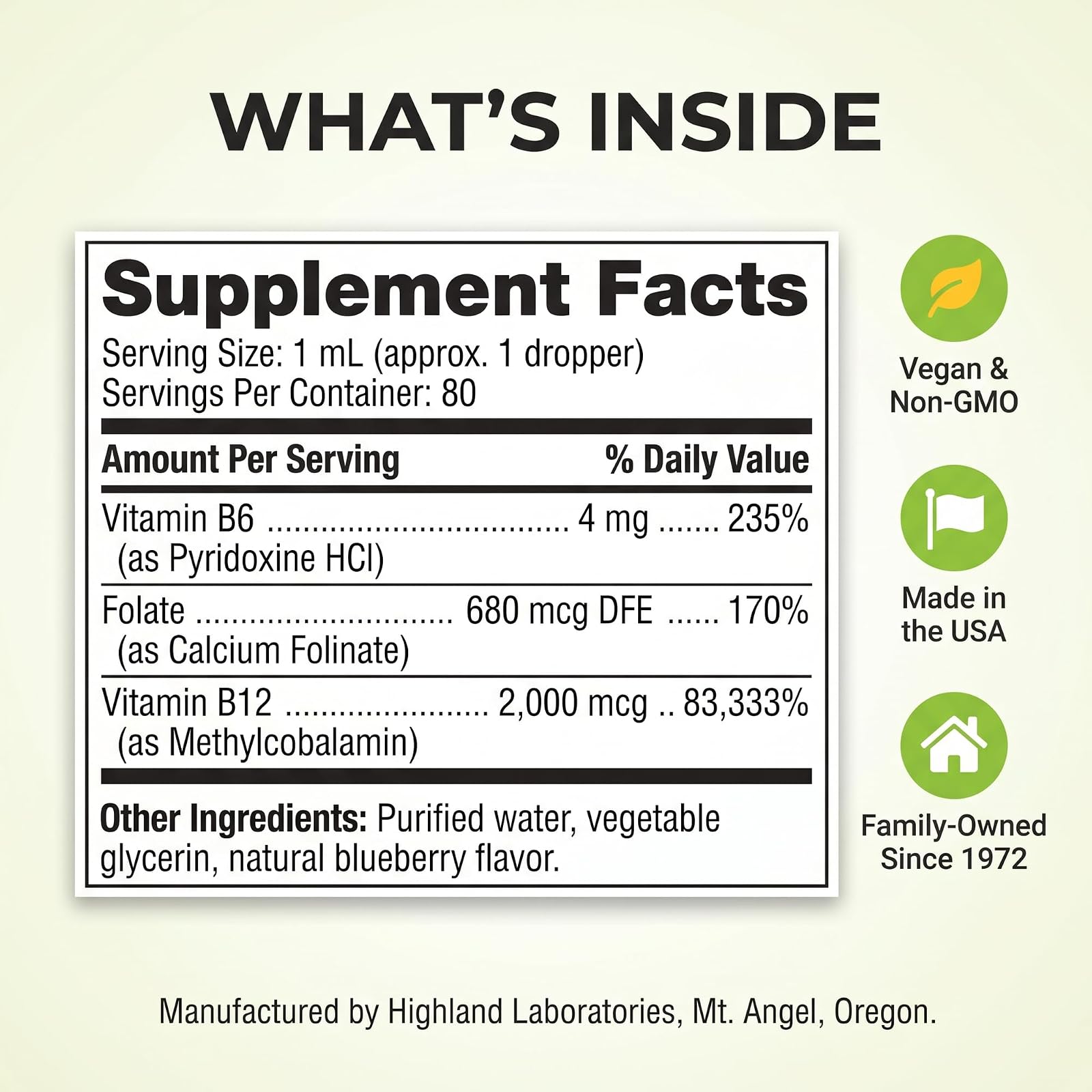 easy absorption vitamin b12 liquid