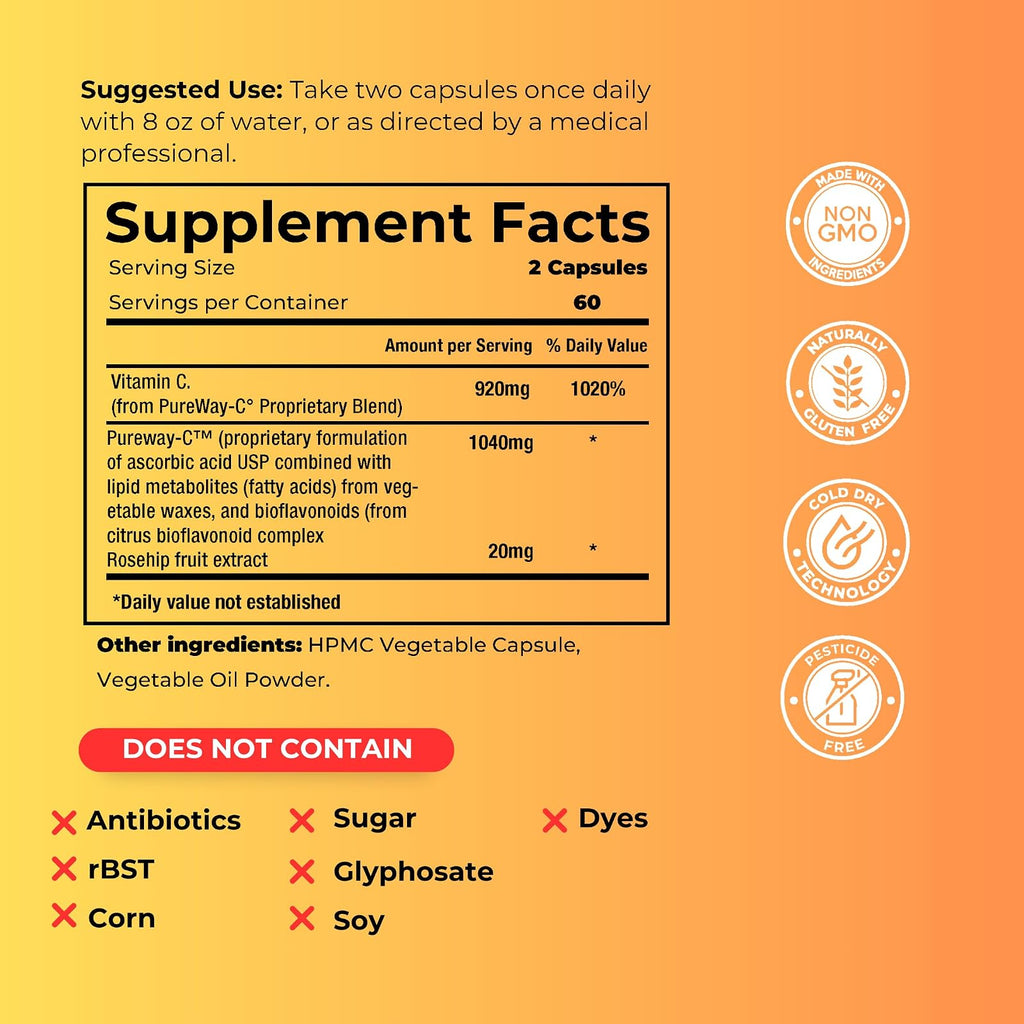 easy absorption vitamin c capsules