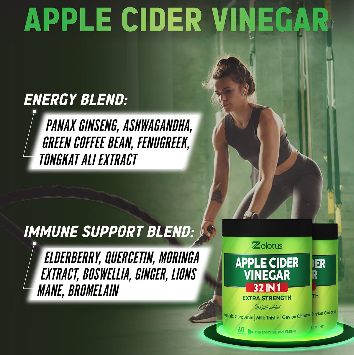 easy apple cider vinegar supplement