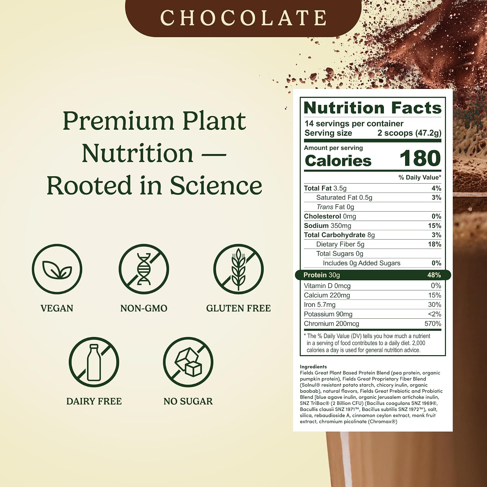 easy blend plant protein beverage