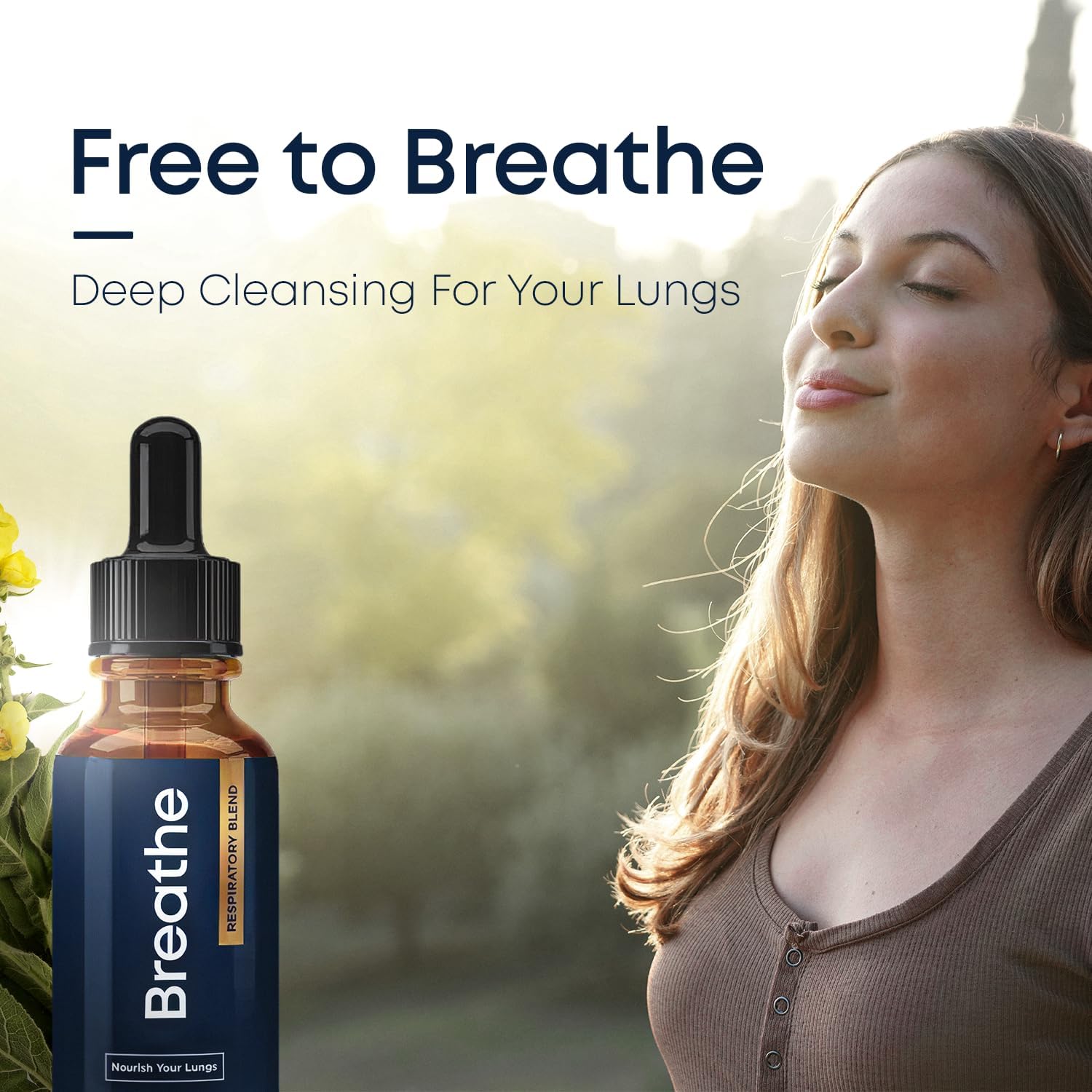 easy breathing with mullein oil