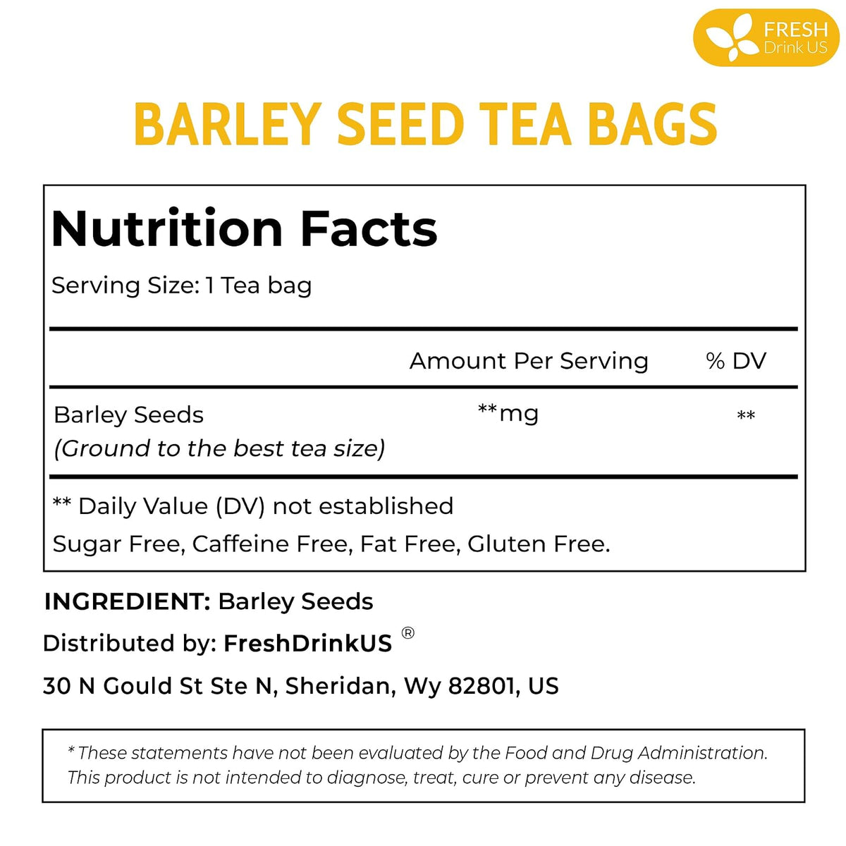 easy brew barley tea bags