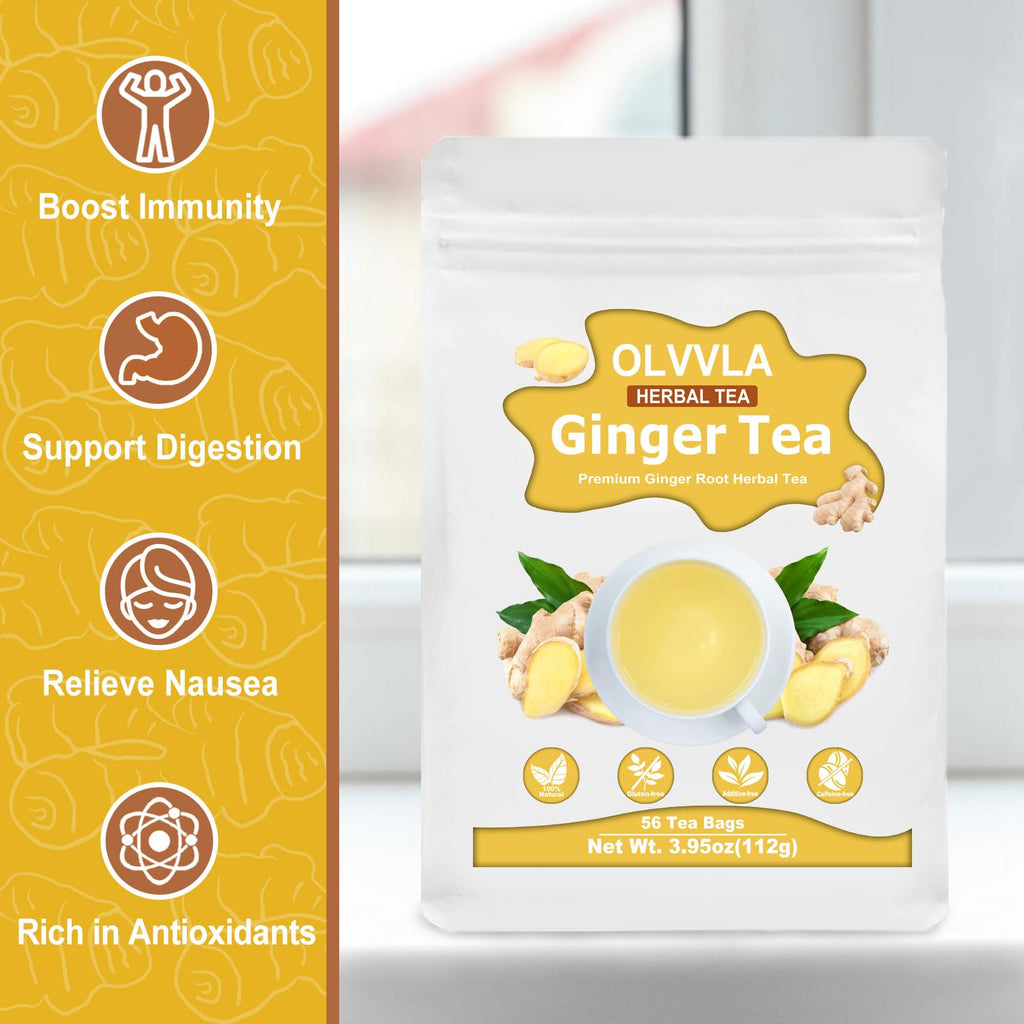 easy brew ginger tea bags for convenience