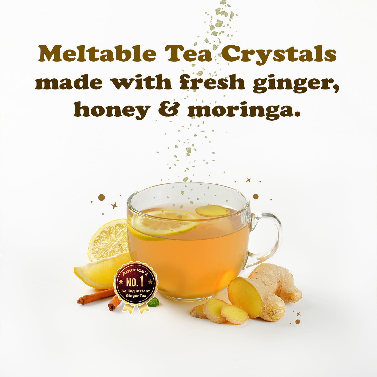 easy brew honey ginger tea
