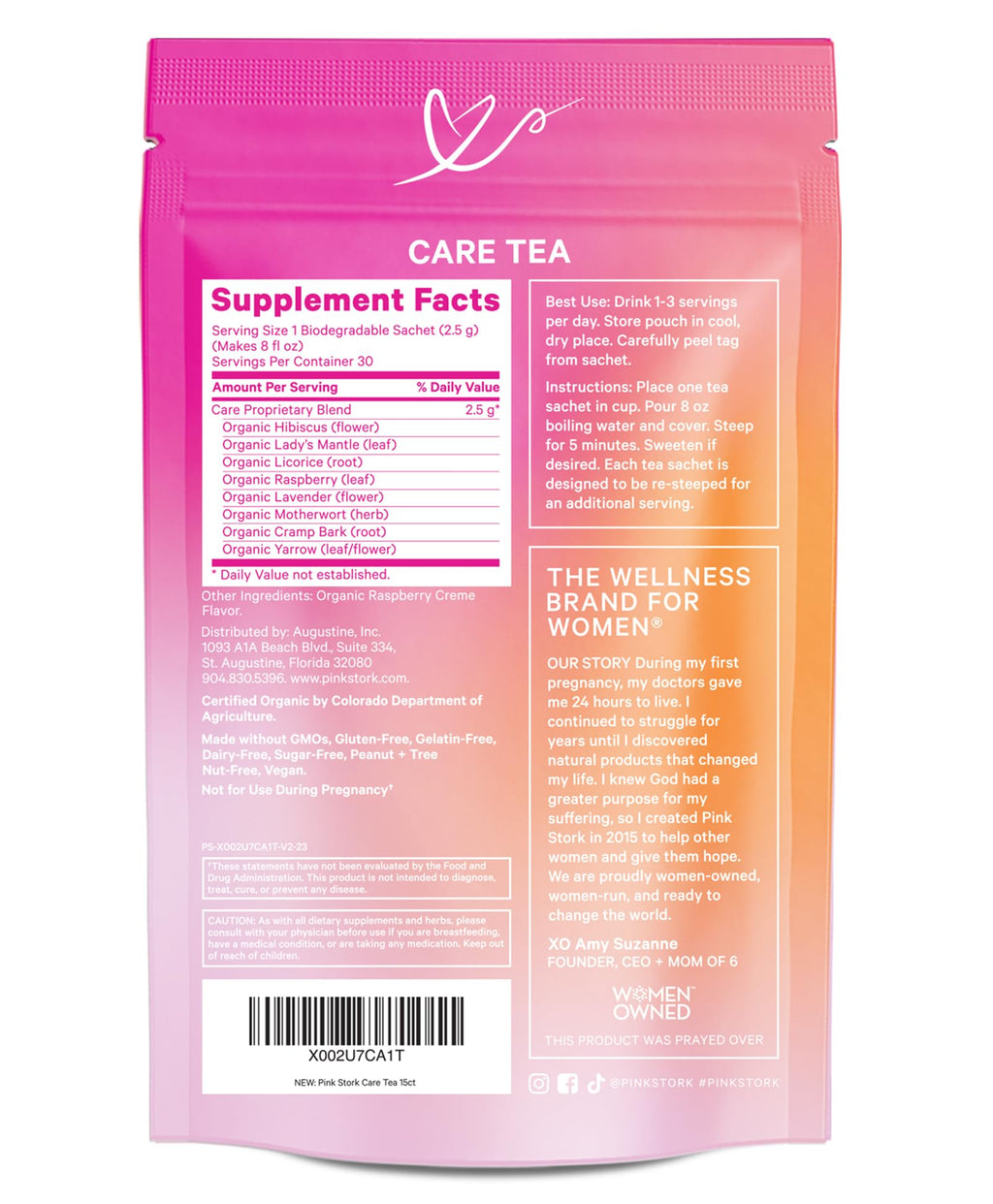 easy brew organic tea sachets