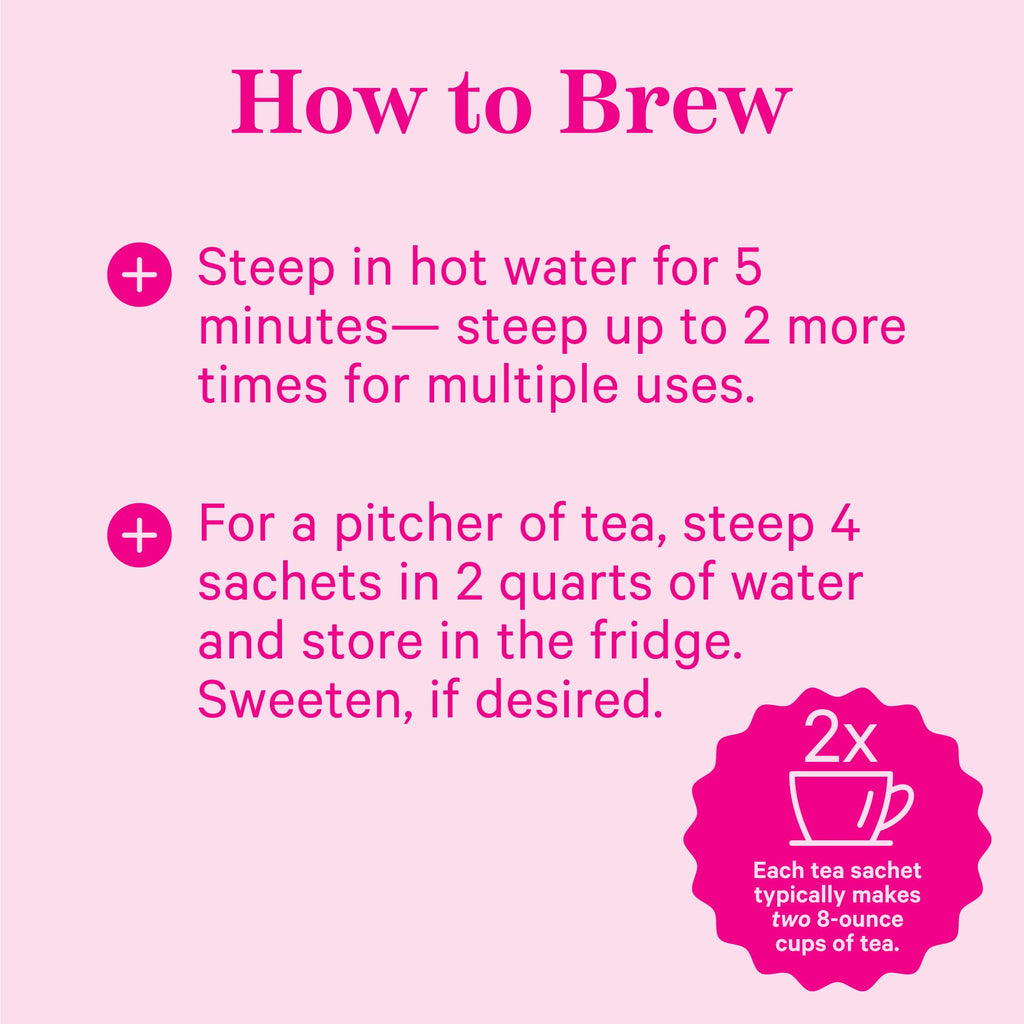 easy brewing green tea sachets