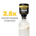 easy carry whey protein shaker bottle