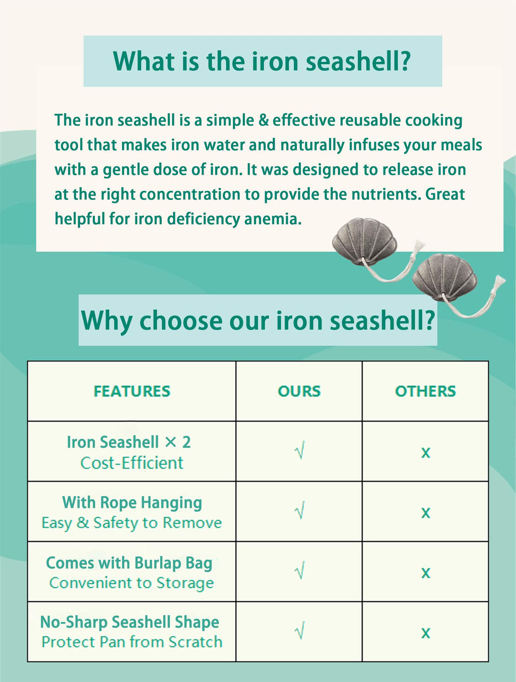 easy clean cast iron tool