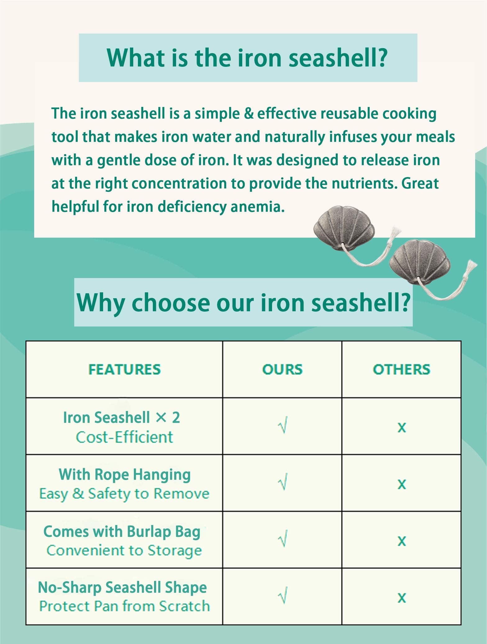 easy clean cast iron tool