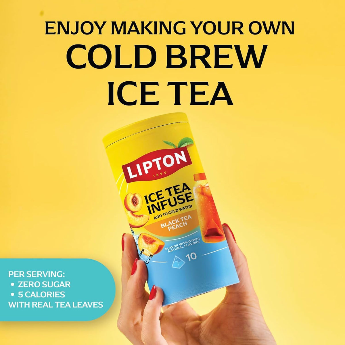 easy cold brew herbal tea