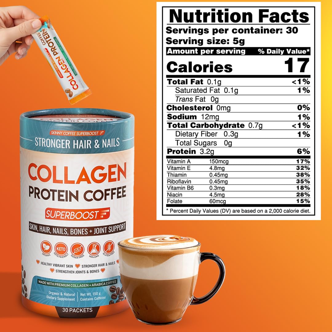 easy collagen protein coffee servings