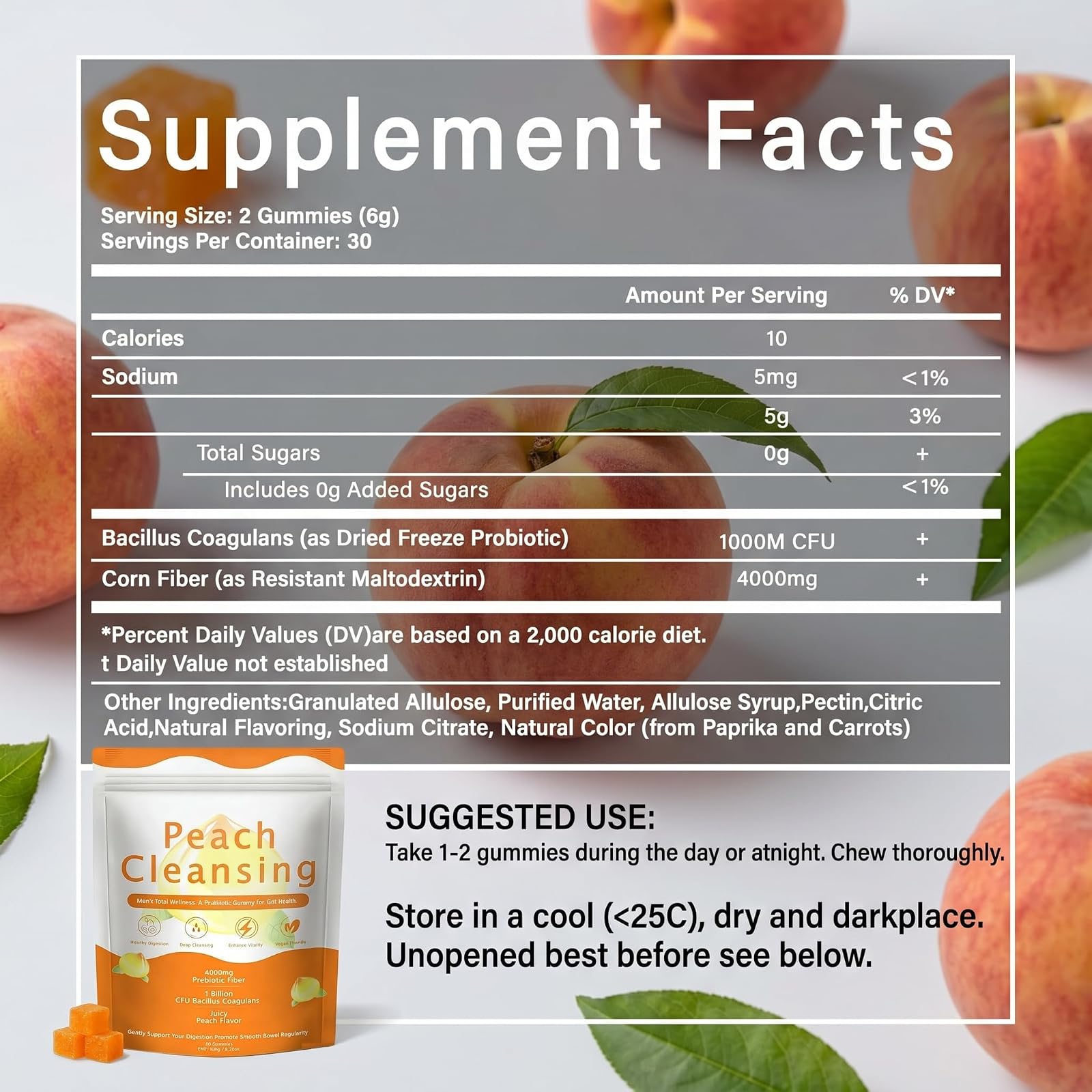 easy daily fiber supplement gummies
