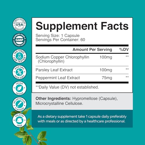easy detox with chlorophyll capsules