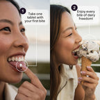 easy digestion with Milky lactase tablets