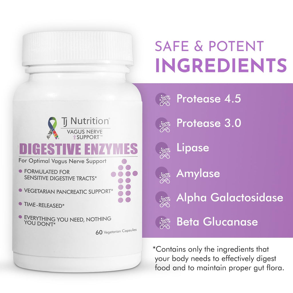 easy digestion with vegetarian enzymes