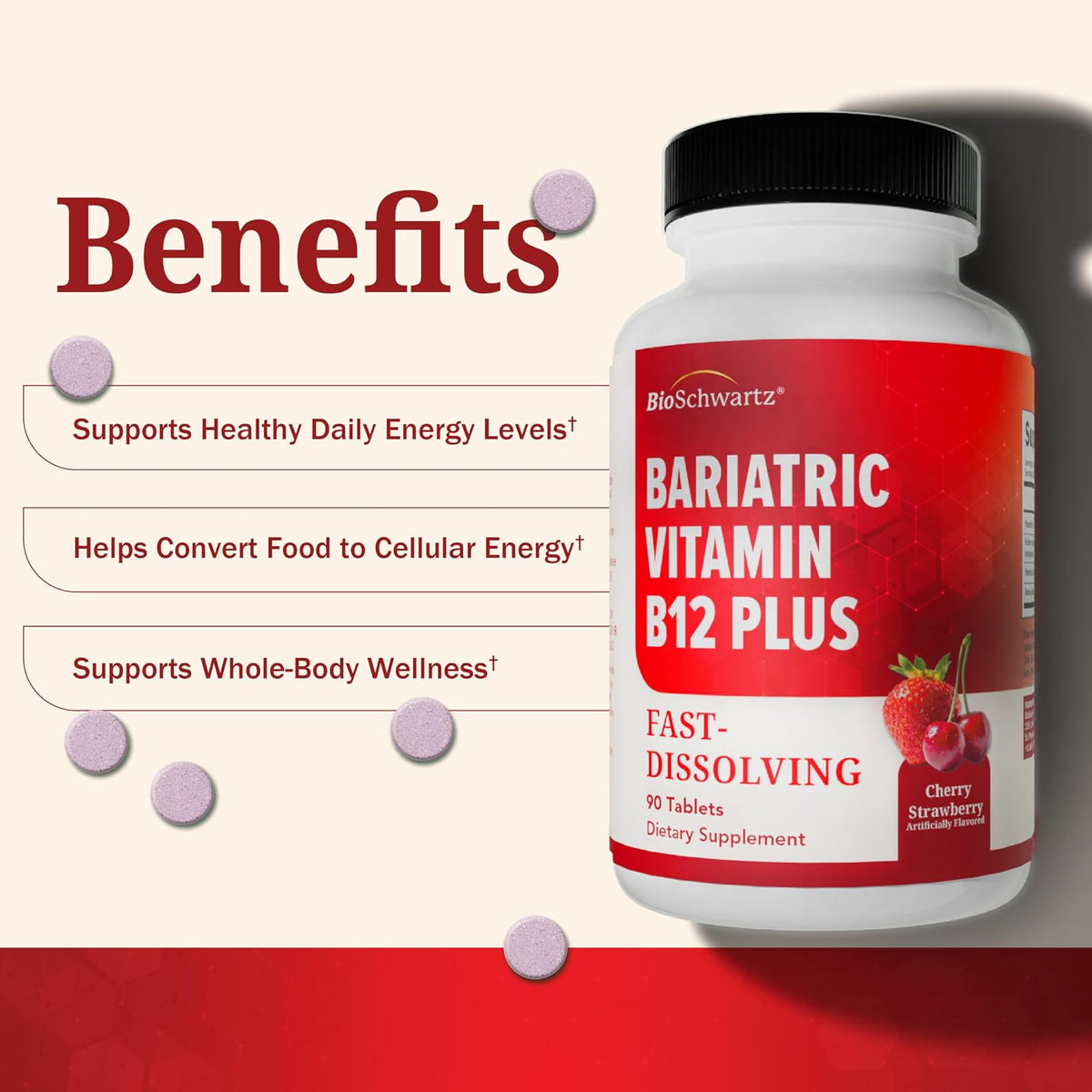 Easy dissolve B12 for better absorption