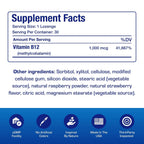 Easy dissolve B12 lozenges