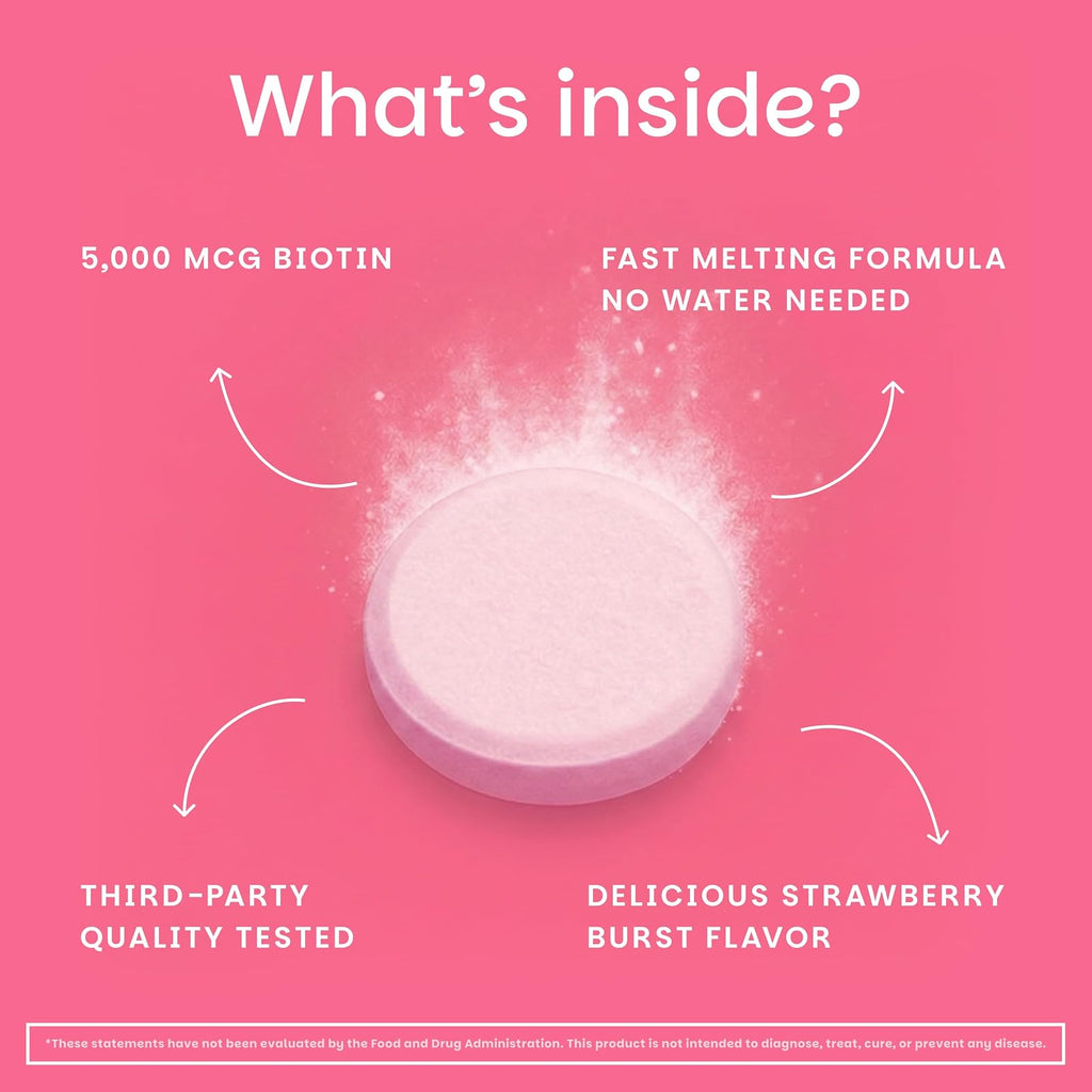 easy dissolve biotin tablets for convenience