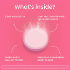 easy dissolve biotin tablets for convenience