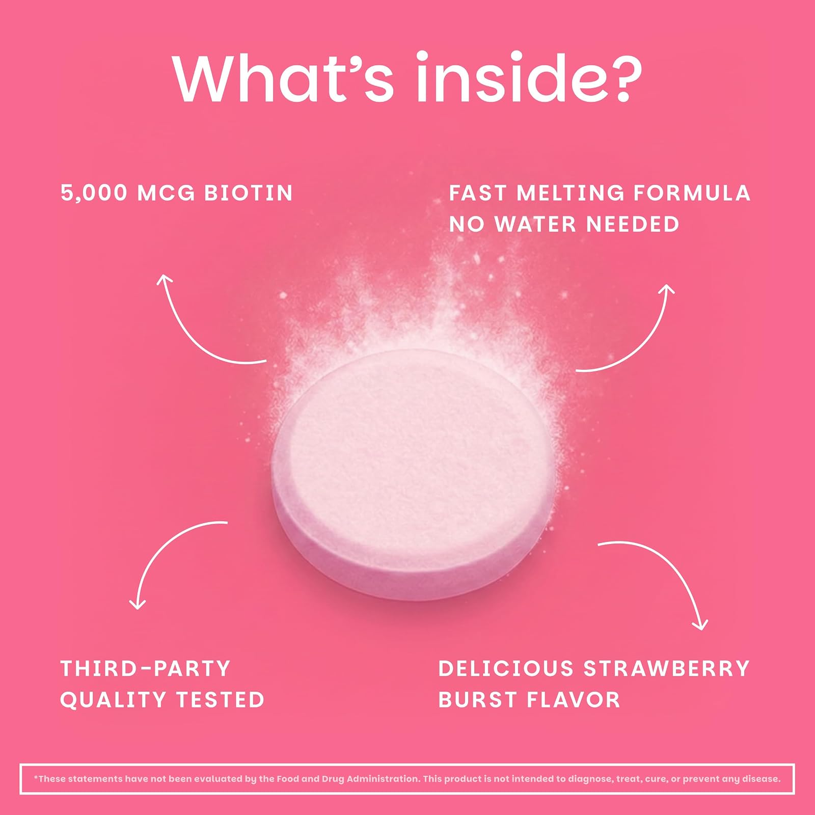 easy dissolve biotin tablets for convenience