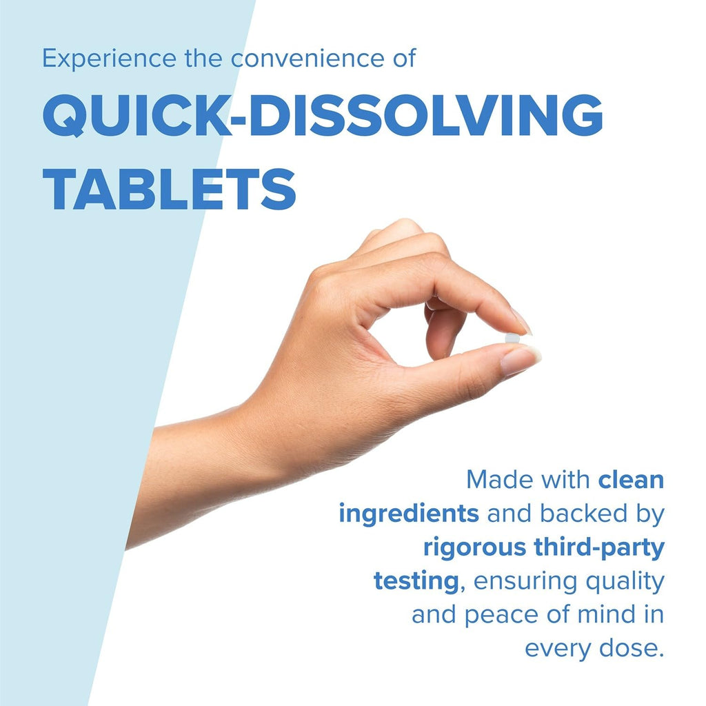 easy dissolve biotin tablets for energy