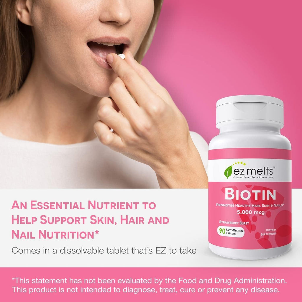 easy dissolve biotin vitamins