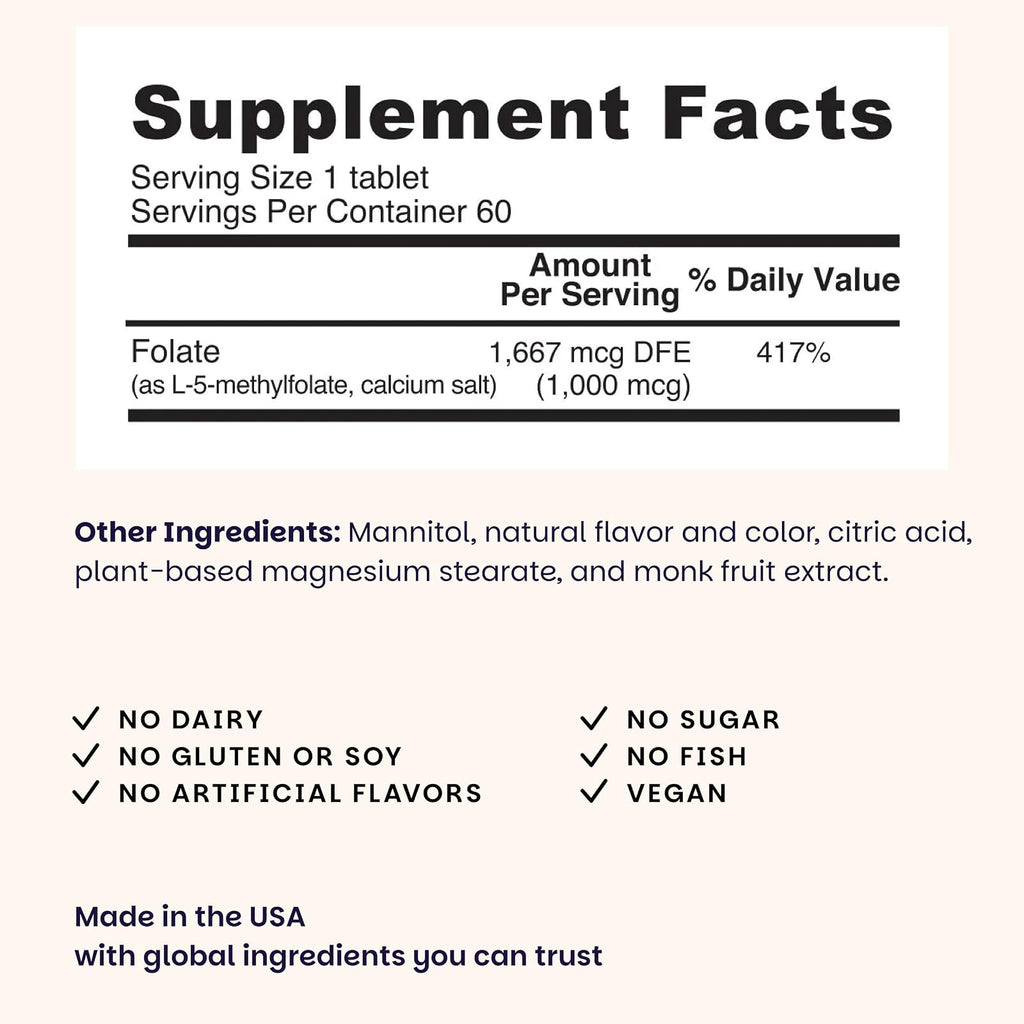 easy dissolve folic acid supplements