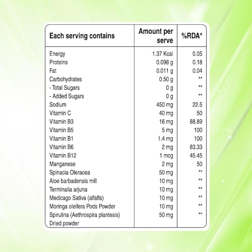 easy dissolve greens tablets for wellness