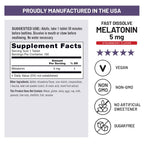 easy dissolve melatonin for bedtime