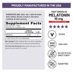 easy dissolve melatonin for nighttime relief