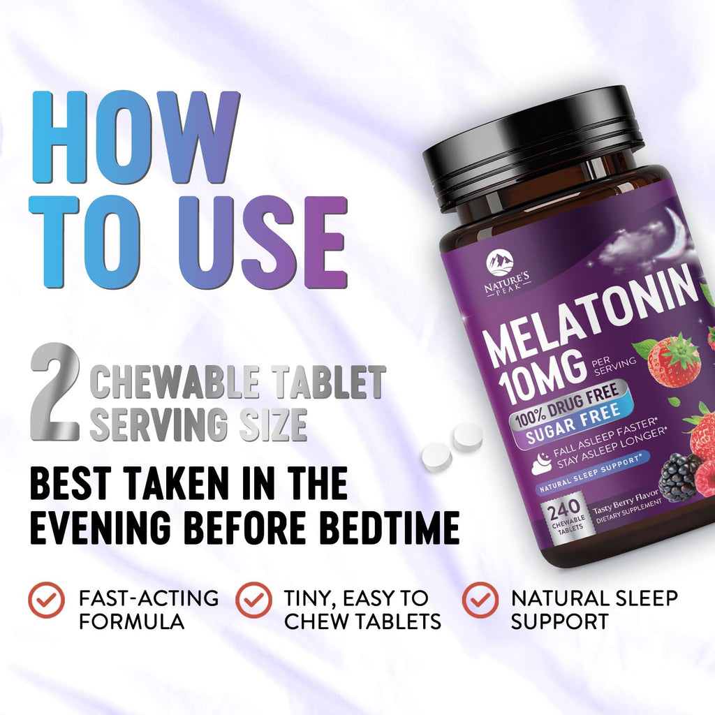 easy dissolve melatonin for quick relief