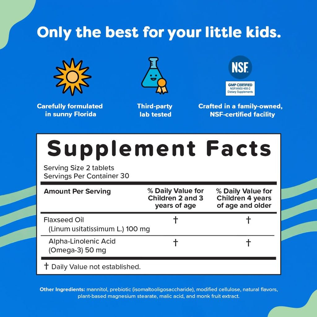 Easy dissolve omega-3 for children