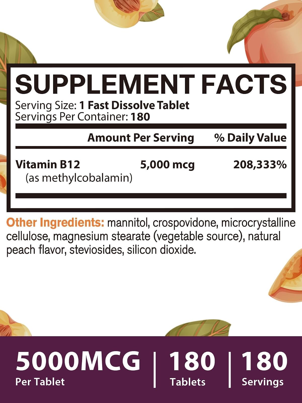 easy dissolve vitamin b12 formula