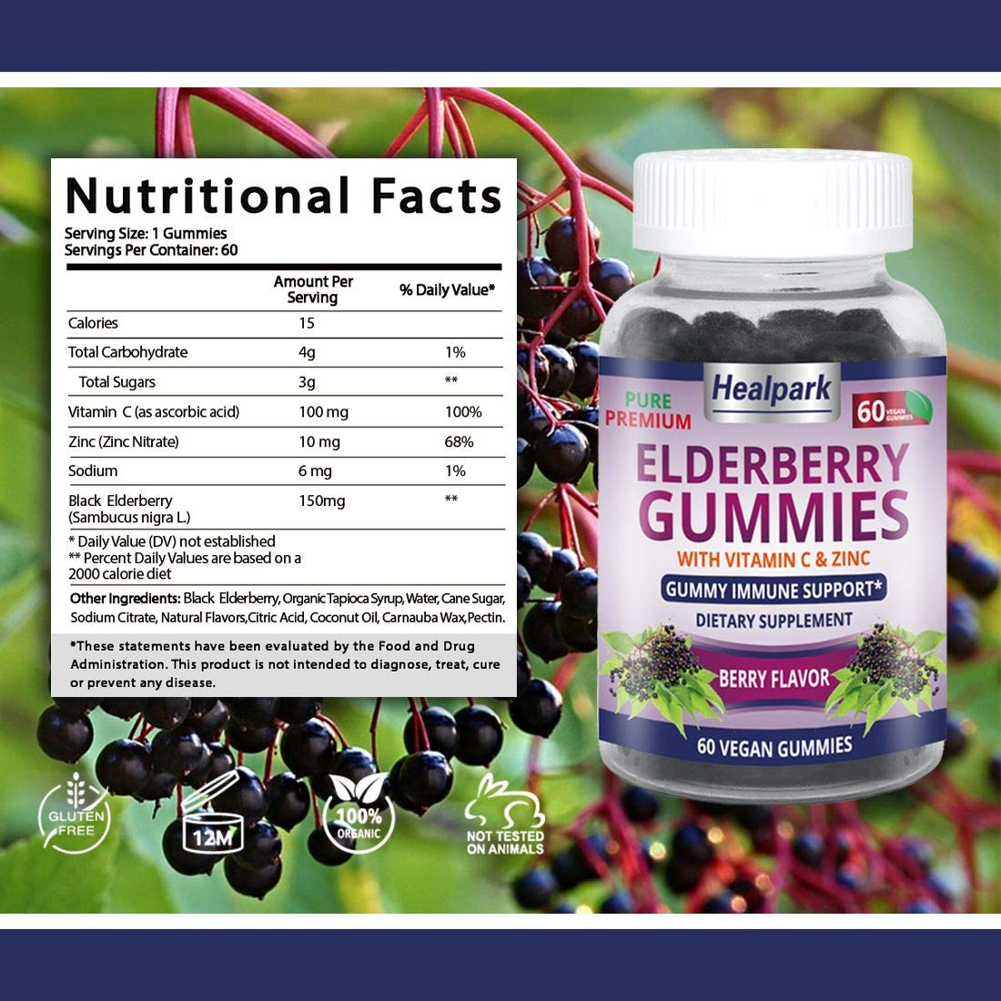 easy elderberry gummies for daily use