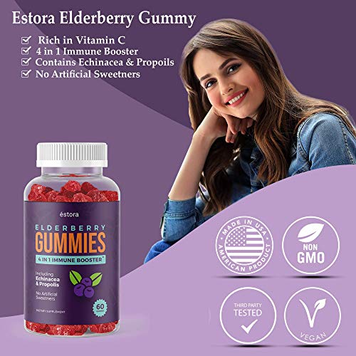 Easy elderberry gummies for on-the-go