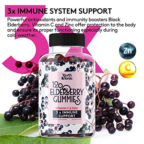 easy elderberry gummy supplement for families