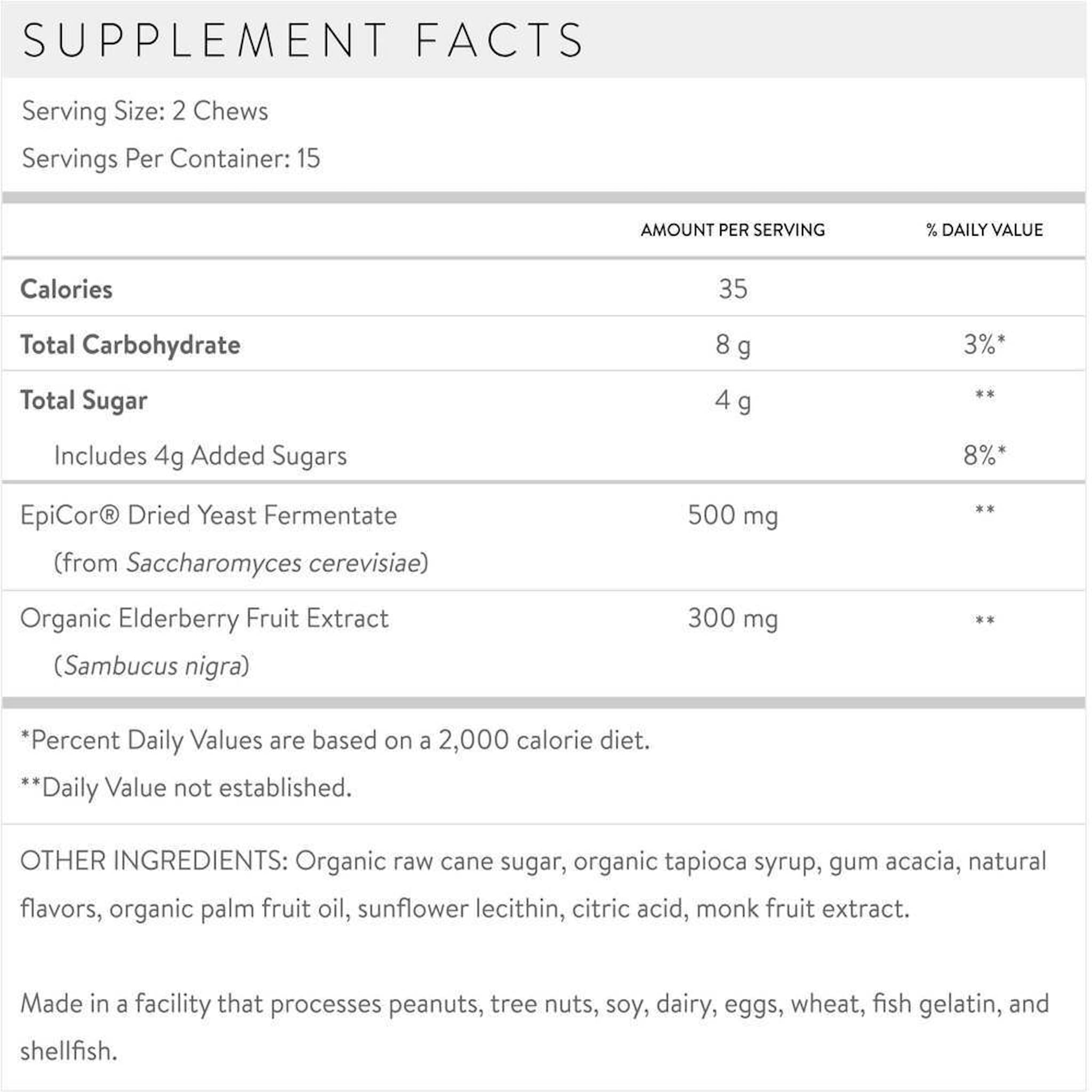 easy elderberry syrup alternative chews