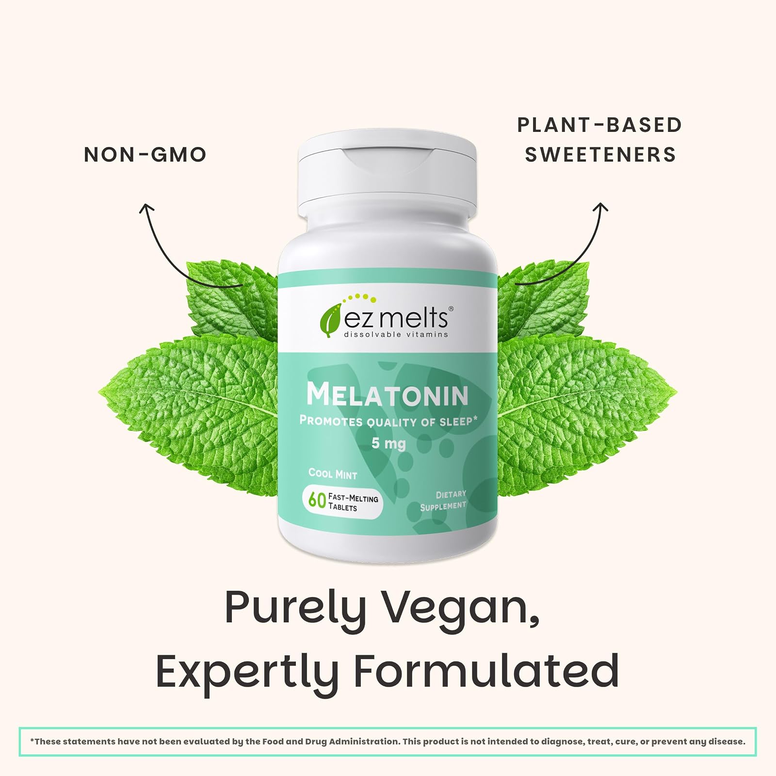 easy melt melatonin for nighttime