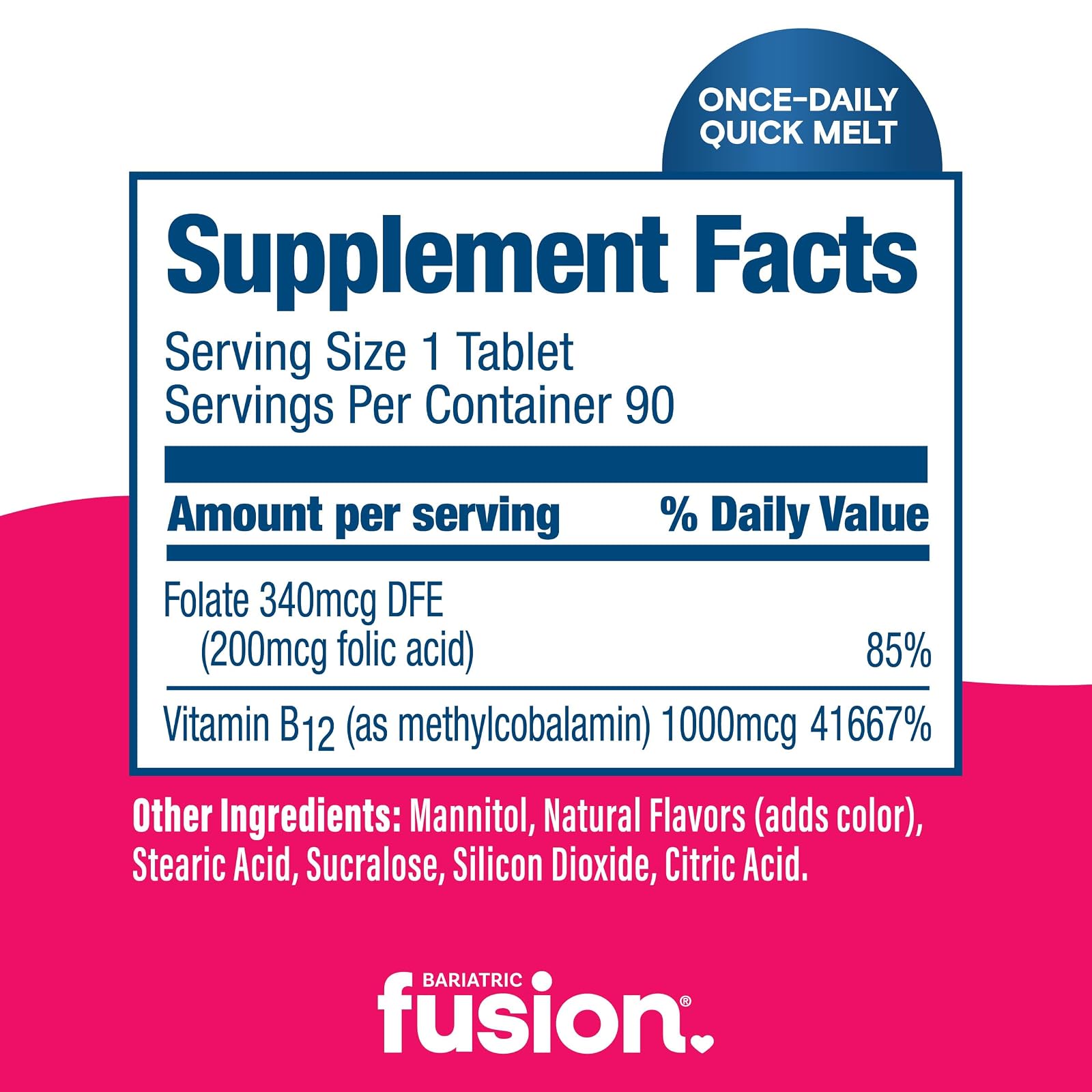easy melt vitamin B12 tablets