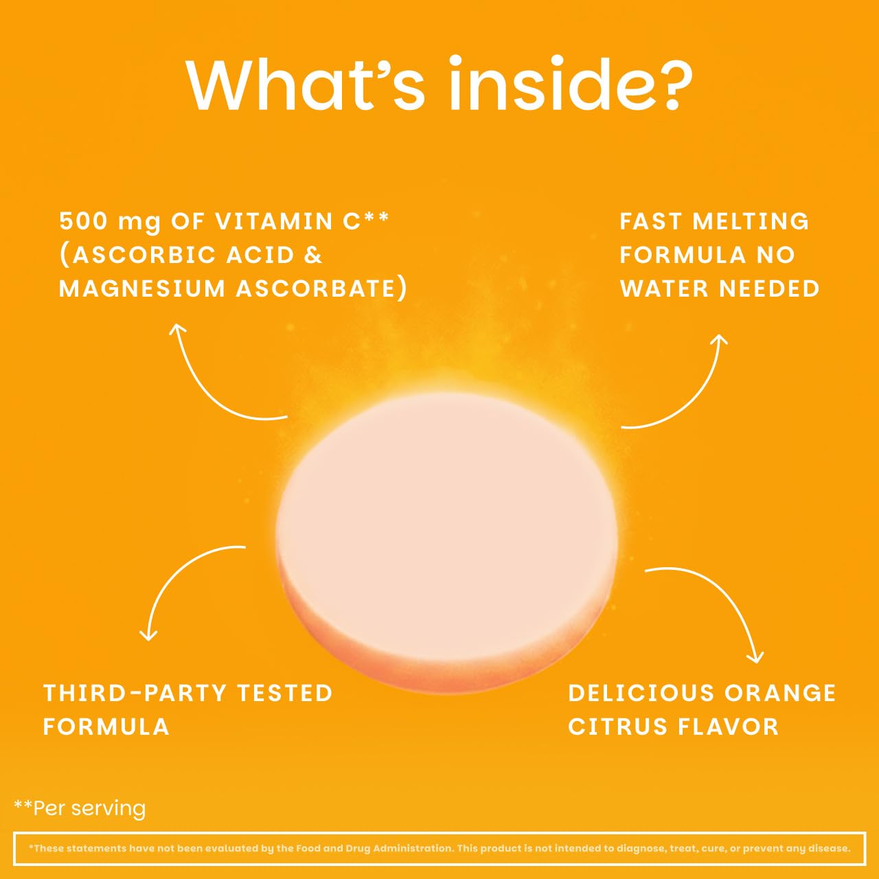 easy melt vitamin C tablets