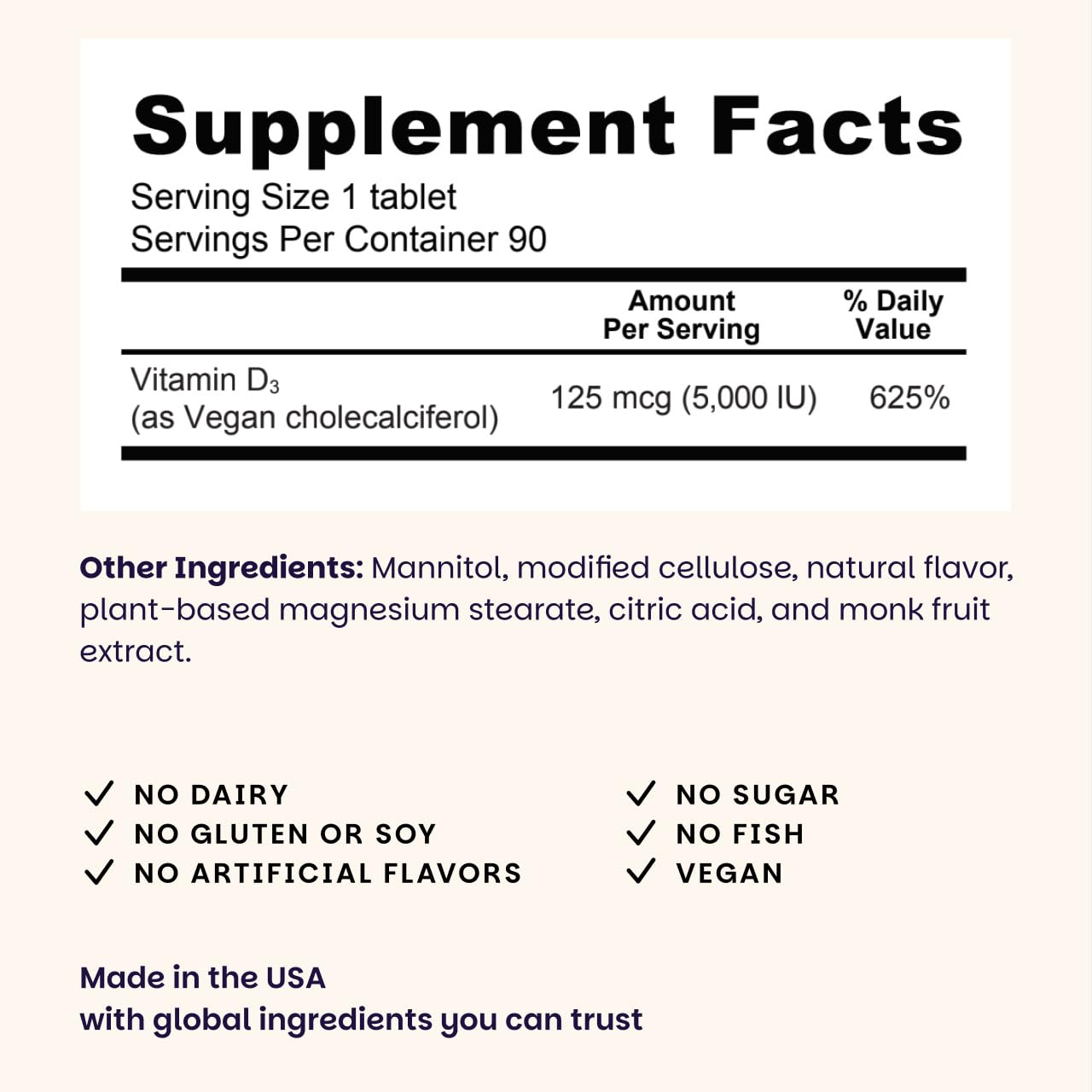 easy melt vitamin D supplements