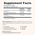 easy melt vitamin D3 K2 supplement