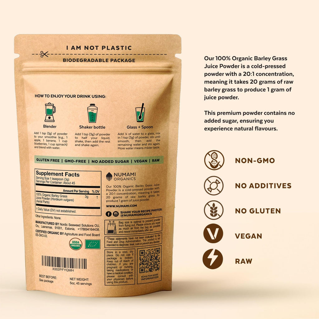 easy mix barley grass juice powder
