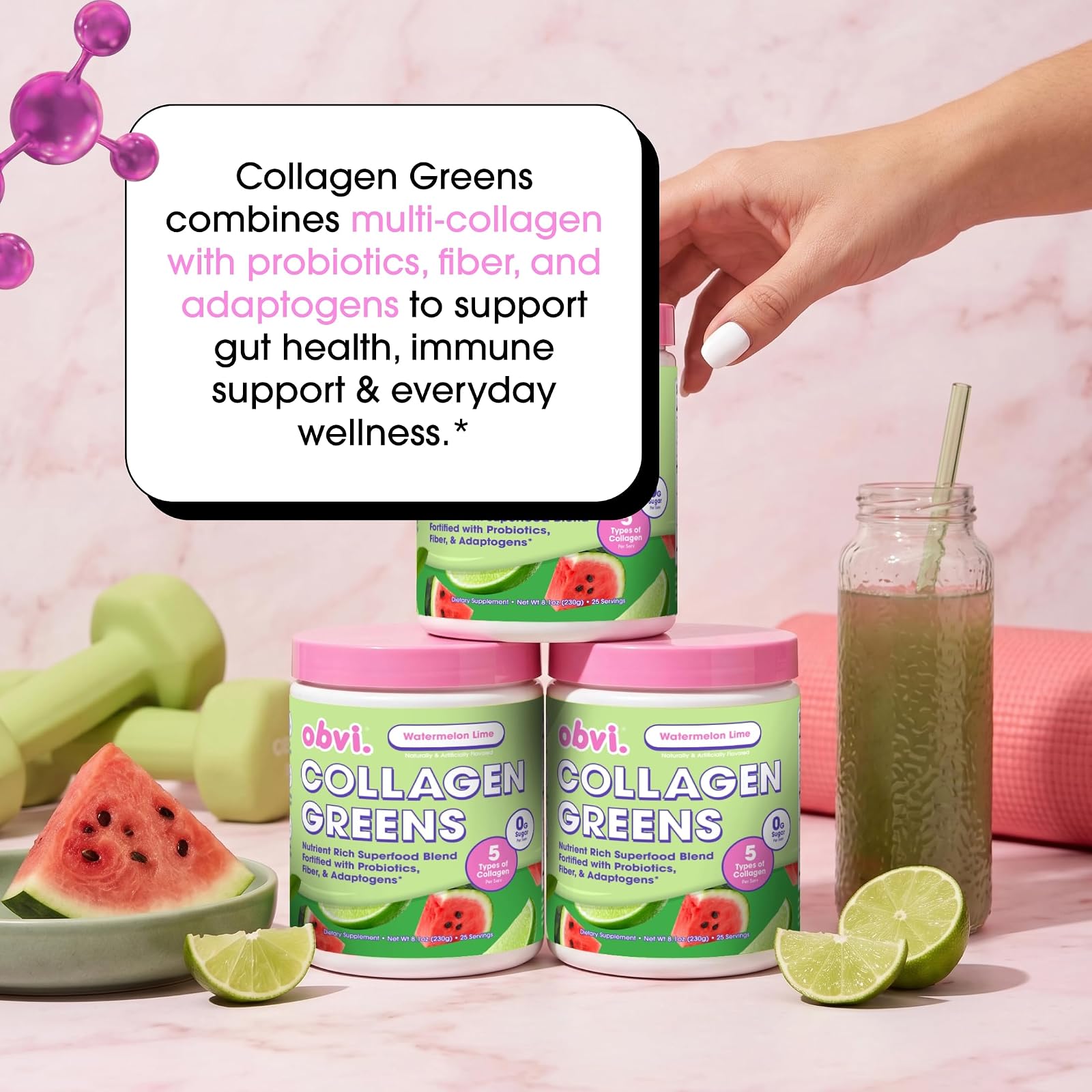 easy mix collagen greens supplement