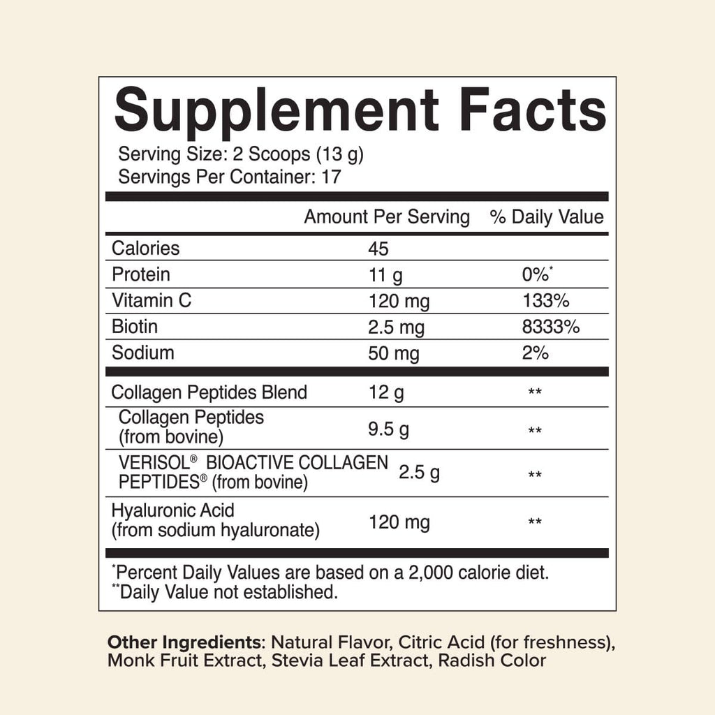 easy mix collagen peptides supplement
