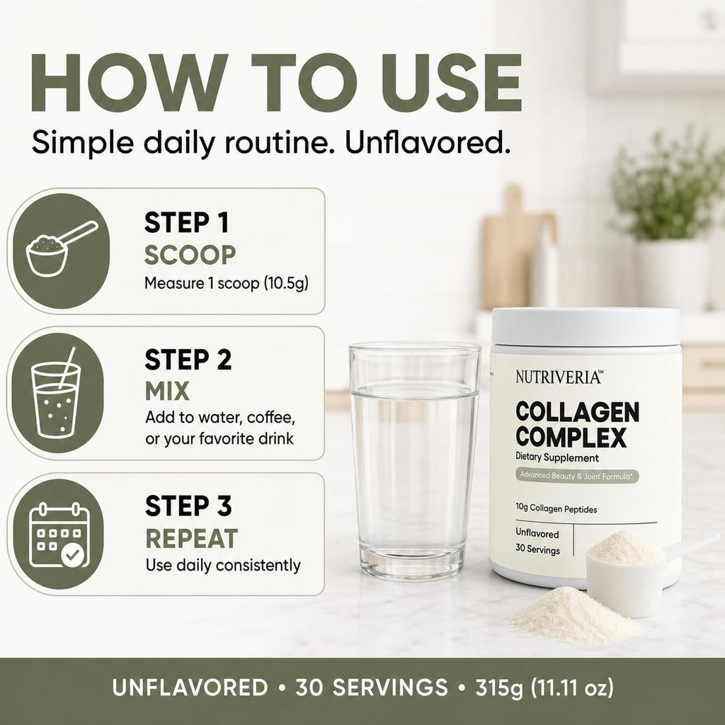easy mix collagen powder supplement