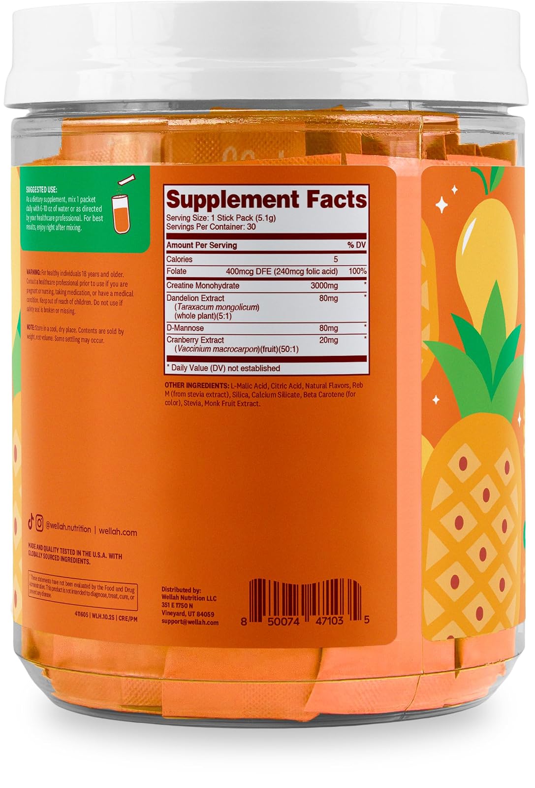 Easy mix creatine for active women